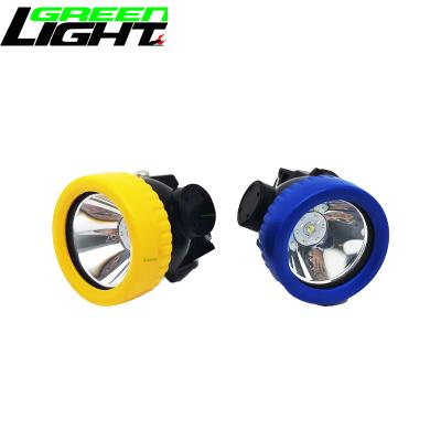 China IP68 Waterproof LED Mining Headlamp with 5000Lux Brightness and Rechargeable Li-ion Battery for sale