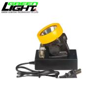 China IP68 Waterproof LED Mining Headlamp with 5000Lux Brightness and Rechargeable Li-ion Battery for sale