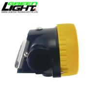 China IP68 Waterproof LED Mining Headlamp with 5000Lux Brightness and Rechargeable Li-ion Battery for sale