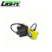 China Mining Cap Lamp Rechargeable LED Miner Headlight IP68 Waterproof 13.6Ah 25000Lux GLD-6 for sale
