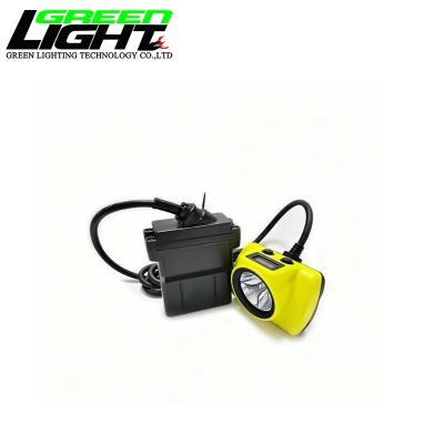 China Mining Cap Lamp Rechargeable LED Miner Headlight IP68 Waterproof 13.6Ah 25000Lux GLD-6 for sale
