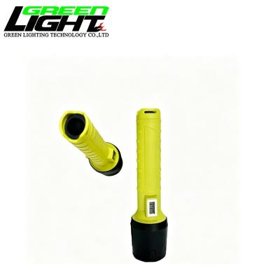 China 10000Lux Rechargeable LED Mining Flashlight IP68 Waterproof Industrial Torch with Magnetic USB Charging 3.4Ah Battery for sale