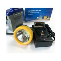 China GLT-7C Corded Mining Cap Lamp 15000Lux Rechargeable LED Miner Headlamp IP68 for Underground Mining Safety for sale