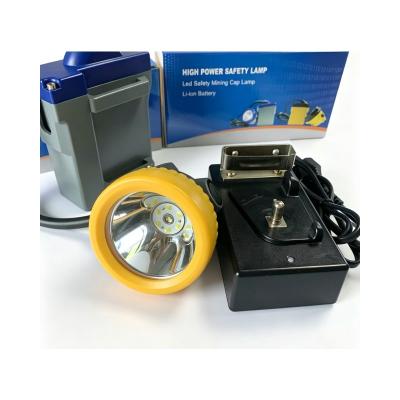 China GLT-7C Corded Mining Cap Lamp 15000Lux Rechargeable LED Miner Headlamp IP68 for Underground Mining Safety for sale
