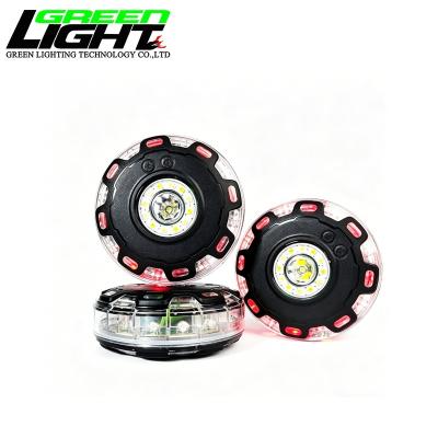 China GL-WF03 Rechargeable RGB LED Emergency Warning Light Magnetic Road Flare with White Work Light for sale