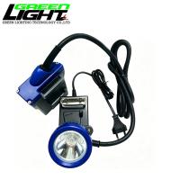 China 5000Lux Cordless Mining Cap Lamp GLT-2 Rechargeable LED Miner Headlamp IP68 for Underground Mining for sale