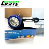 China 5000Lux Cordless Mining Cap Lamp GLT-2 Rechargeable LED Miner Headlamp IP68 for Underground Mining for sale