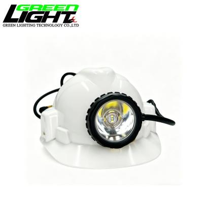 China GLC12-A 25000Lux Corded Mining Cap Lamp Rechargeable LED Miner Headlamp IP68 with 13.6Ah Battery for sale