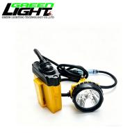 China GLC12-A 25000Lux Corded Mining Cap Lamp Rechargeable LED Miner Headlamp IP68 with 13.6Ah Battery for sale