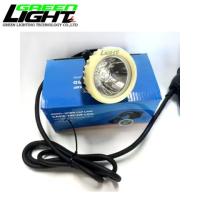 China 15000Lux Corded Mining Cap Lamp Rechargeable LED Miner Headlamp IP67 with 7.8Ah Battery for sale