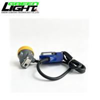China GLT-7C 15000Lux Corded Mining Cap Lamp Rechargeable LED Miner Headlamp IP68 for Underground Mining for sale