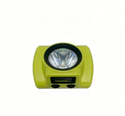 China GLC-6S 25000Lux Cordless Mining Cap Lamp Rechargeable LED Miner Headlamp IP68 with Magnetic Charging for sale