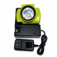 China GLC-6S 25000Lux Cordless Mining Cap Lamp Rechargeable LED Miner Headlamp IP68 with Magnetic Charging for sale