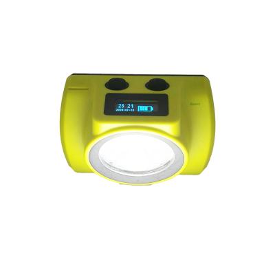 China Cordless LED Mining Cap Lamp, Rechargeable 12000Lux Waterproof Headlamp for Miners​ for sale
