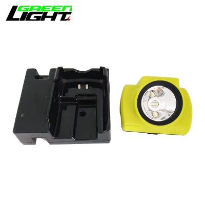 China Rechargeable Cordless Miner Lamp - 25000Lux LED Cap Light, 12H Runtime, IP68 Rated for sale