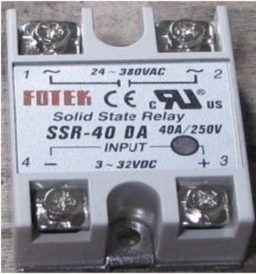 China Solid State Relay 40A 480V AC DC Control Input SSR for Industrial Automation for sale