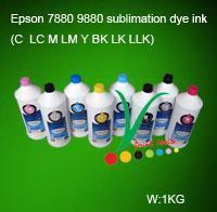 China Epson 8 Color Sublimation Ink for Wide Format Printers 140ml Each for sale