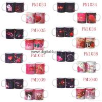 China Custom Color Changing Mug 11oz Heat Reactive Magic Coffee Cup for sale