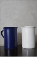 China Sublimation Full Color Changing Bone Blue Mug 11oz Heat Activated for sale