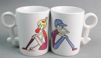 China Sublimation White Mug 11oz for Custom Printing Durable Ceramic Heat Press for sale