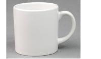 China 6oz Sublimation Coffee Mug White Ceramic Heat Press Blank for Custom Printing for sale