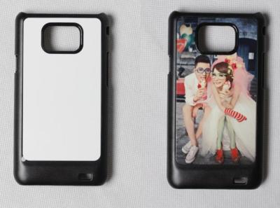 China Sublimation Black Phone Case for Custom Printing Durable Polycarbonate Shell for sale