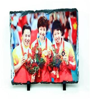 China Sublimation Four Sides Natural Queen Photo Slate 8x10 Inch Blank for sale