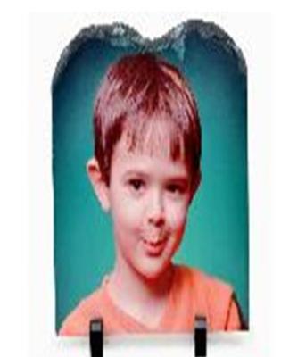 China Sublimation Up-Opening Medium Photo Slate 8x10 Inch for Custom Printing for sale