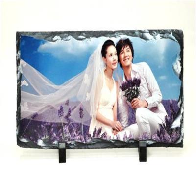 China Natural Medium Photo Slate Sublimation Strip Four Sides 8x10 Inch for Custom Printing for sale