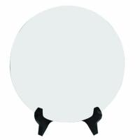 China Sublimation Large Round Photo Slate 8 Inch Blank for Custom Printing for sale