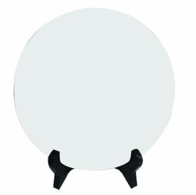 China Sublimation Large Round Photo Slate 8 Inch Blank for Custom Printing for sale