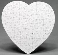 China Sublimation Heart Shape Spell Picture Blank 15cm Ceramic Photo Frame for DIY Gift for sale