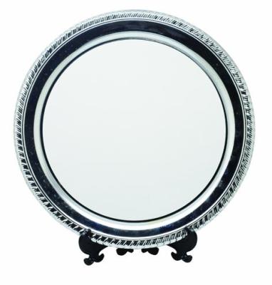 China Sublimation 10 Inch Round Border Metal Plate for Custom Photo Printing for sale