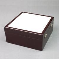 China Sublimation Medium Wooden Jewelry Box 8x6x4 Inch for Custom Gifts for sale