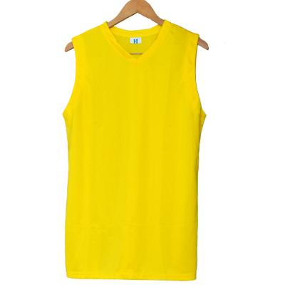 China Custom Yellow Sports Jersey Breathable Mesh Fabric for Team Uniforms for sale