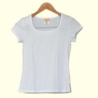 China White Women's T-Shirt 100% Cotton 180 GSM Classic Fit for sale