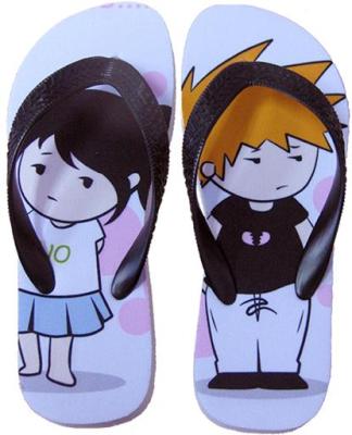 China Custom Sublimation Slippers with Outline Border for Promotional Use for sale