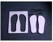 China Custom Sublimation Blank Rubber Slippers for Printing 10mm Thick for sale