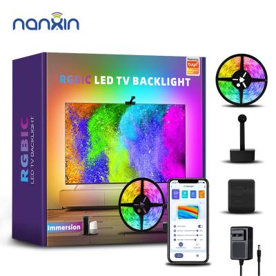 China Voice Control Ambient LED TV Backlight Sync 2.4GHz Wireless Type for sale