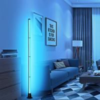 China LED Corner Vertical Floor Lamps With Remote Control WiFi 2.4G 1.5M Height for sale