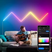 China Smart Glide Corner Wall Light Bar Multicolor Music Sync For Gaming for sale