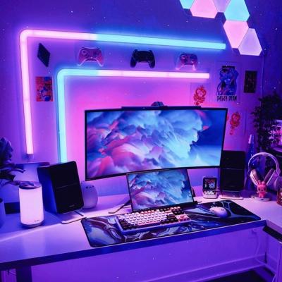 China RGBIC Glide Wall LED Light Bar Multifunction For Bedroom Decoration for sale