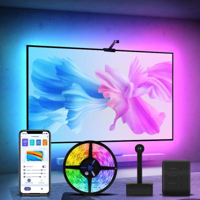 China RGBIC TV Ambient Lighting Sync , 3.4m TV Backlights With Camera for sale