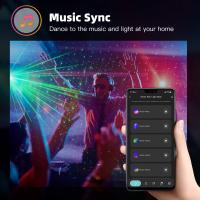 China WiFi 2.4G Smart Life Light Bulb RGB Color With Rotating Stars ODM for sale