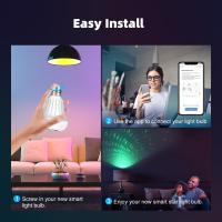 China RGBW Smart LED Light Bulbs Colors Changeable Voice Control For Home ODM for sale