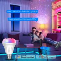 China Remote Controlled Smart LED Light Bulbs RGBCW Color FCC RoSH Certified for sale