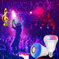 China Remote Controlled Smart LED Light Bulbs RGBCW Color FCC RoSH Certified for sale
