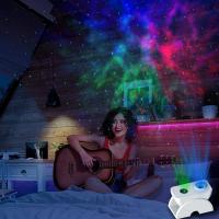 China Voice Control Night Stars Projector LED Laser Light 360 Degree Rotating for sale