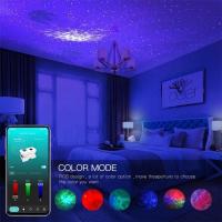 China Voice Control Night Stars Projector LED Laser Light 360 Degree Rotating for sale
