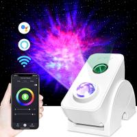 China WiFi Smart Night Light Projector Square Shape With Music Mode for sale